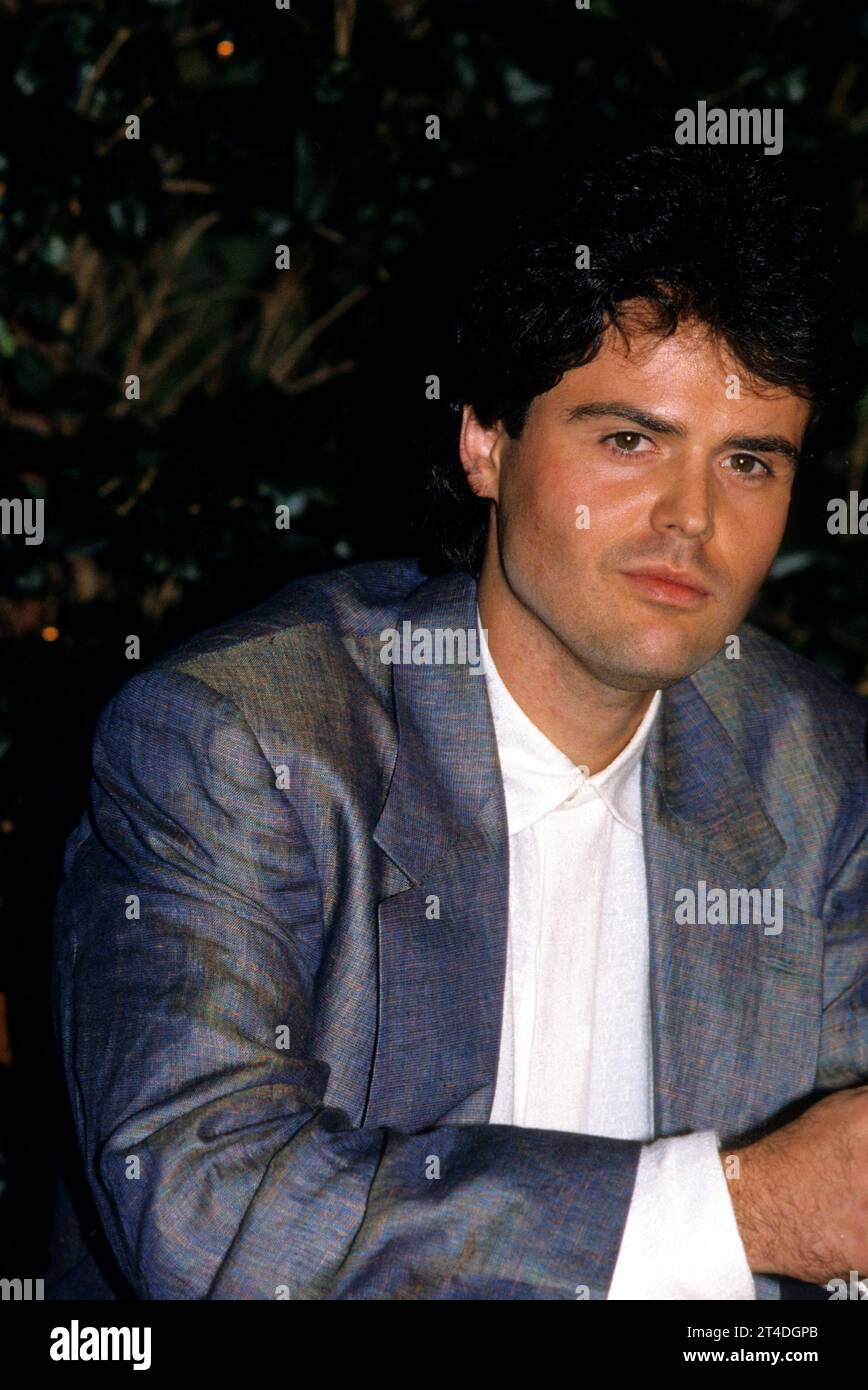 DONNIE OSMOND ; American singer, musician and actor ; portrait, press ...