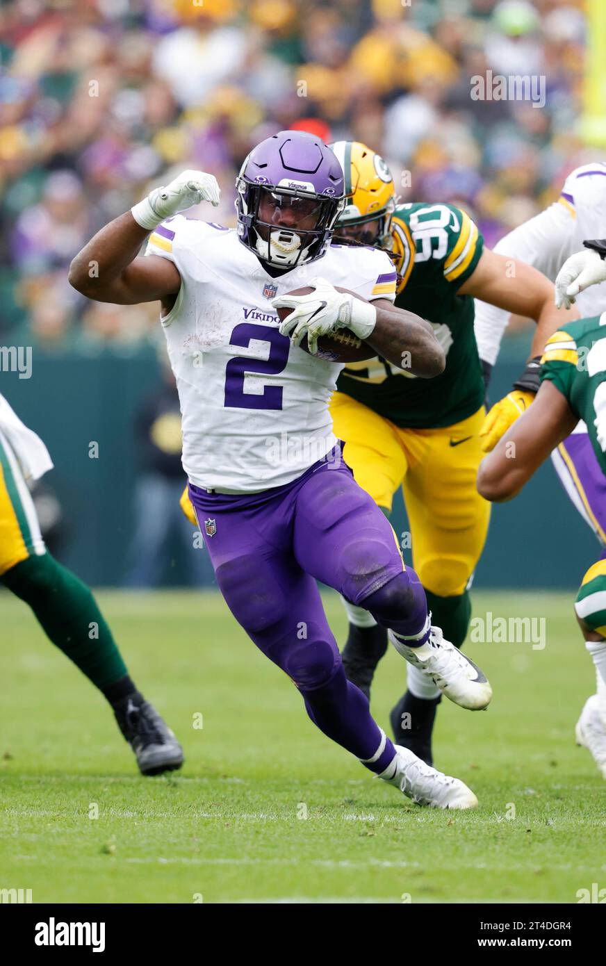 Minnesota Vikings running back Alexander Mattison (2) runs the ball ...