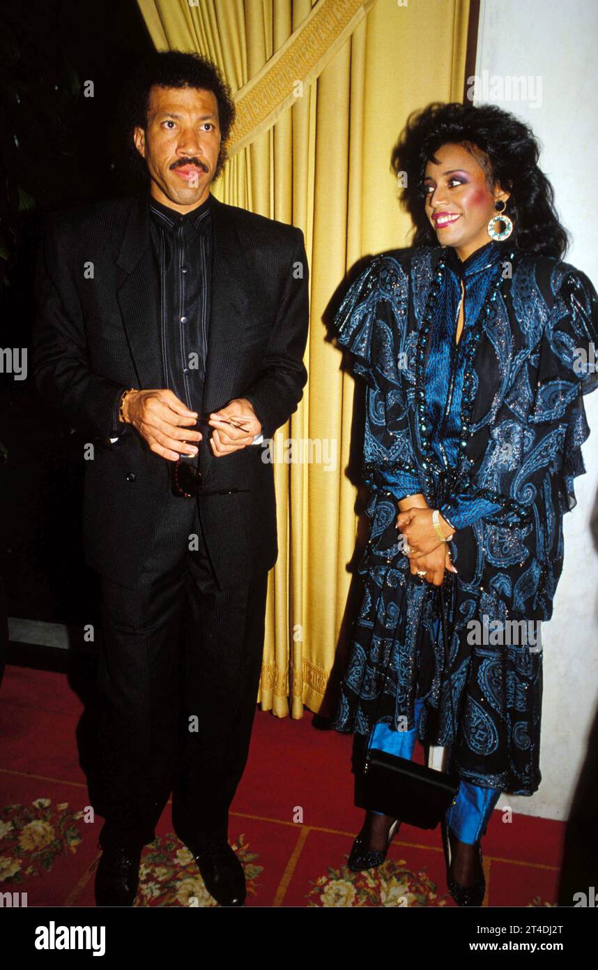 F2721 ;Lionel Richie And Wife Brenda ; Credit: Lynn Mcafee / Performing ...