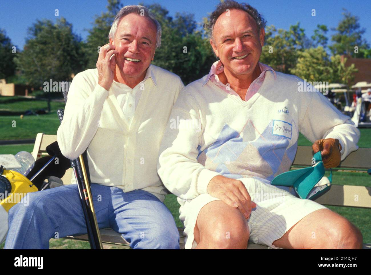 L0604 ;JACK LEMMON AND GENE HACKMAN 1990 ; Credit: Lynn Mcafee ...