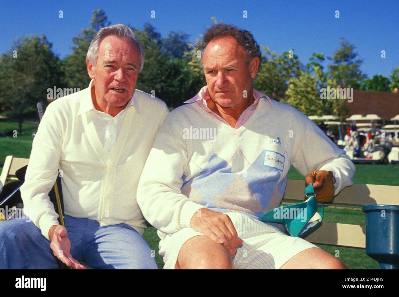 L0604 ;JACK LEMMON AND GENE HACKMAN 1990 ; Credit: Lynn Mcafee ...