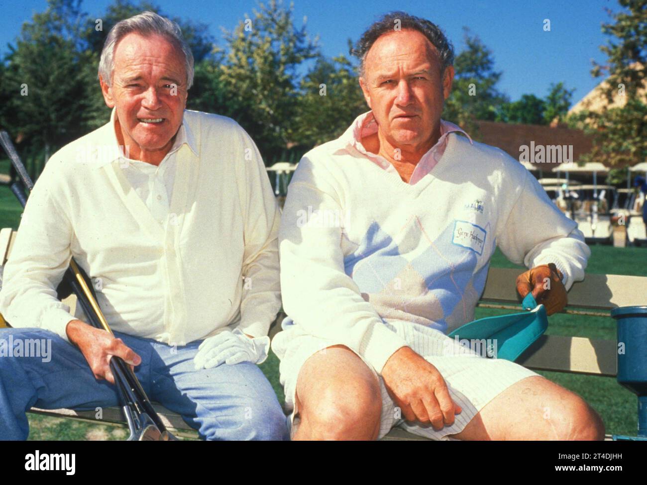L0604 ;JACK LEMMON AND GENE HACKMAN 1990 ; Credit: Lynn Mcafee ...