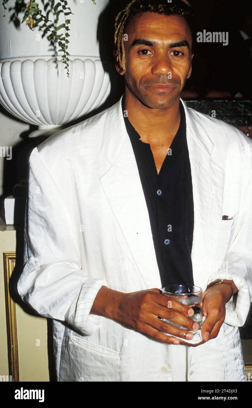 F2721 ;JOE LEEWAY OF THE THOMPSON TWINS 1986 ; Credit: Lynn Mcafee ...