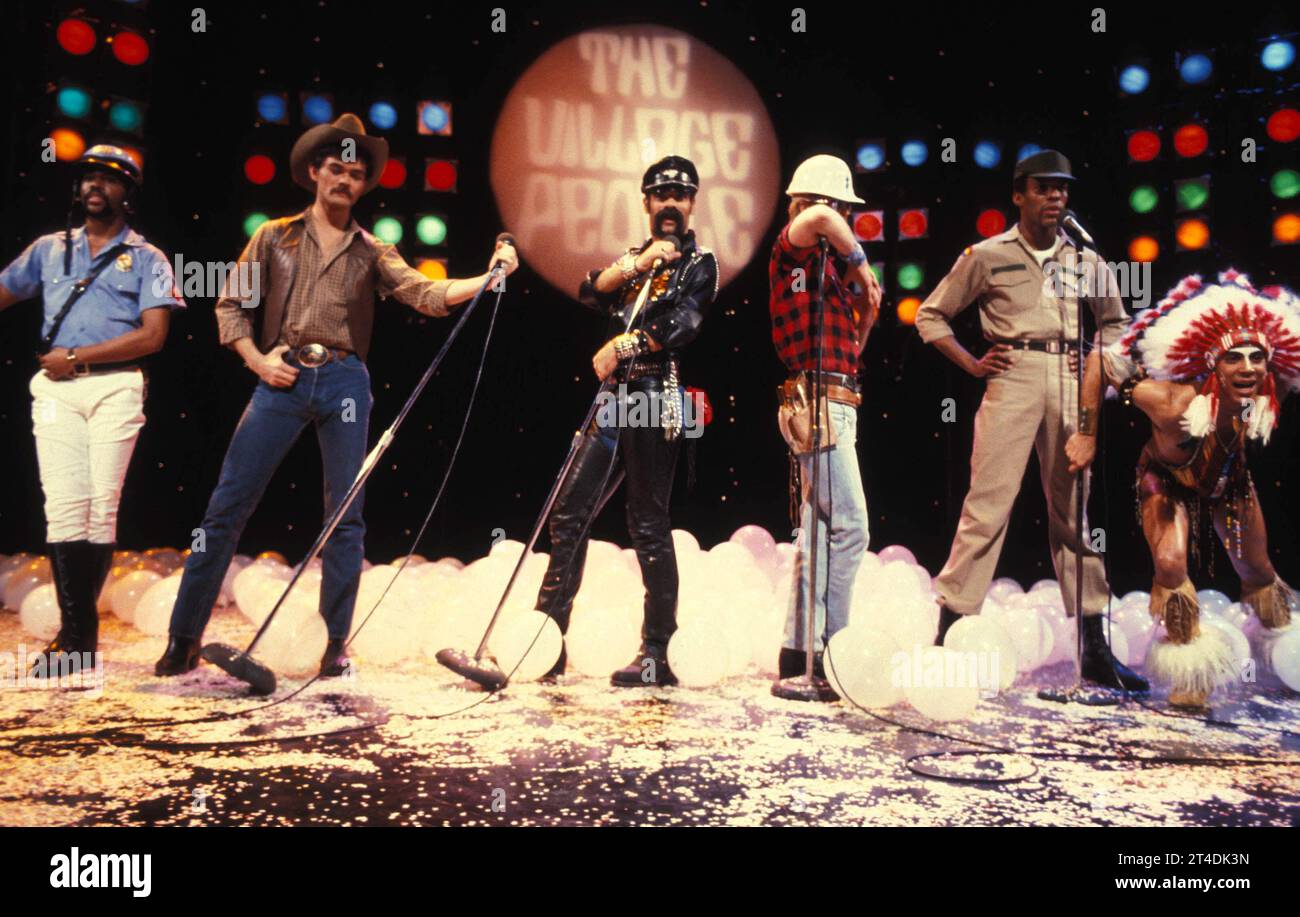THE VILLAGE PEOPLE ;American disco group ; Randy Jones, Glenn Hughes ...