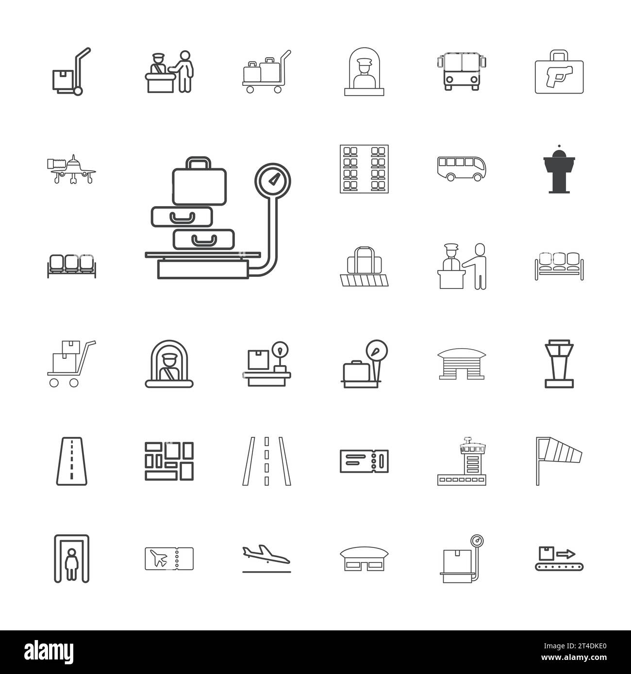 Airport control tower runway Cut Out Stock Images & Pictures - Alamy