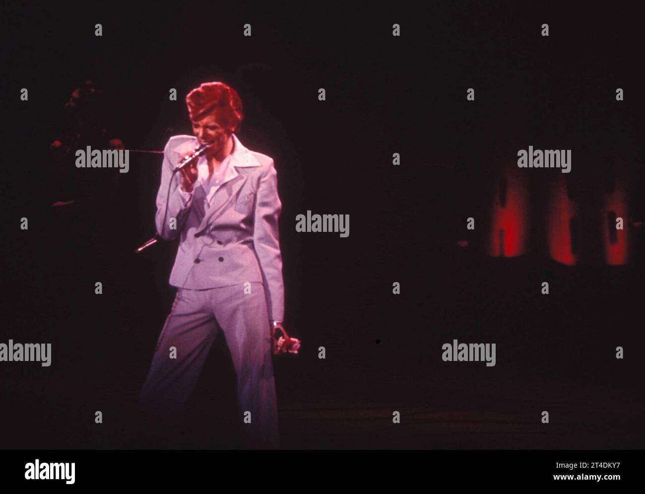 DAVID BOWIE ;Diamond Dogs Tour; US TOUR ; October 1974 ; Credit: Lynn ...