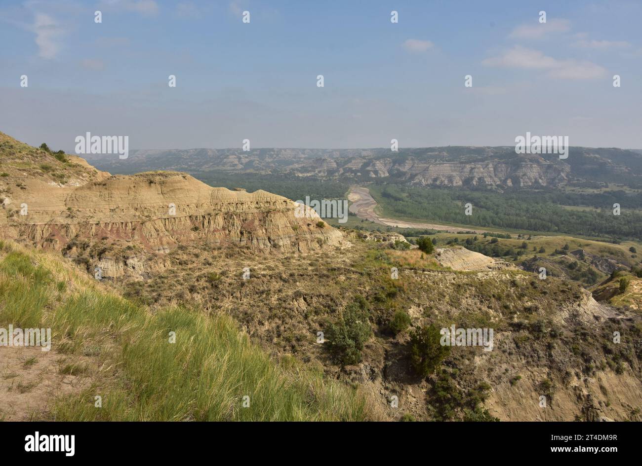 Amazing landscape with rugged badlands and ravine views Stock Photo - Alamy