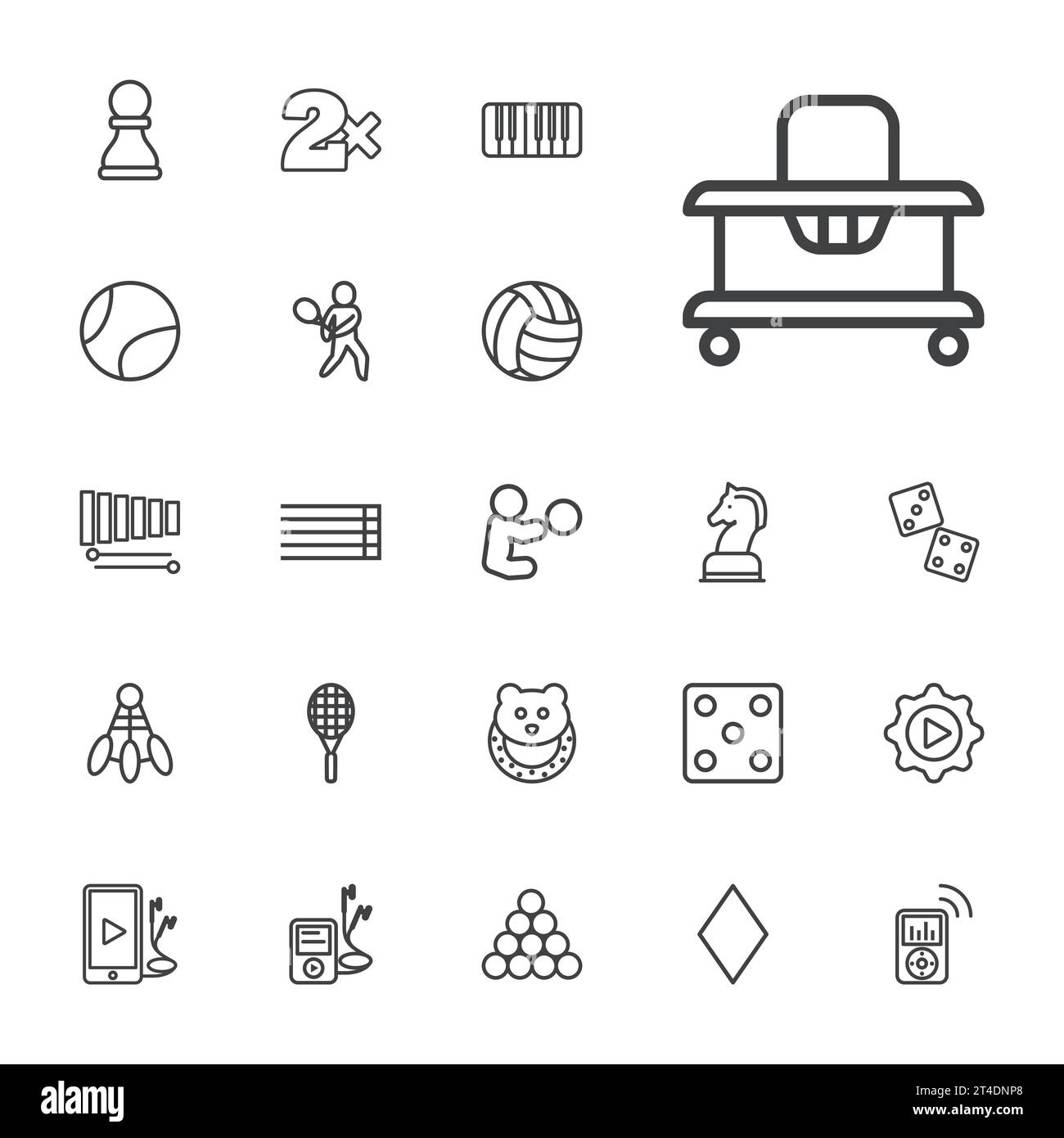 Baby piano player Stock Vector Images - Alamy