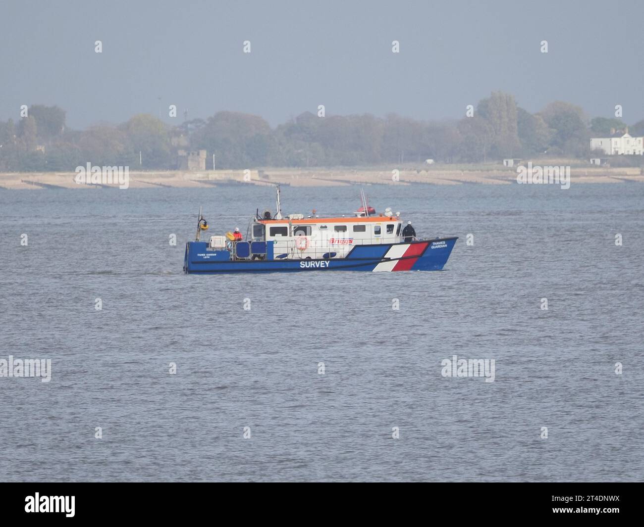 Sheerness, Kent, UK. 30th Oct, 2023. The third survey boat to be seen ...