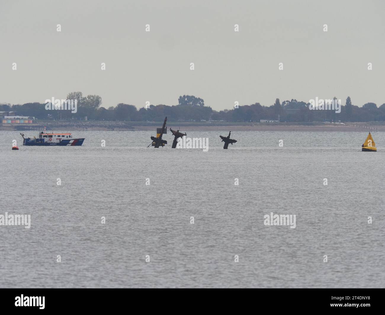 Sheerness, Kent, UK. 30th Oct, 2023. The third survey boat to be seen ...