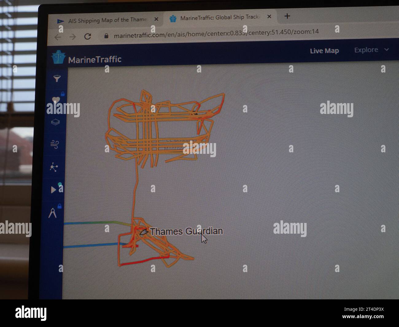 Sheerness, Kent, UK. 30th Oct, 2023. The third survey boat to be seen ...