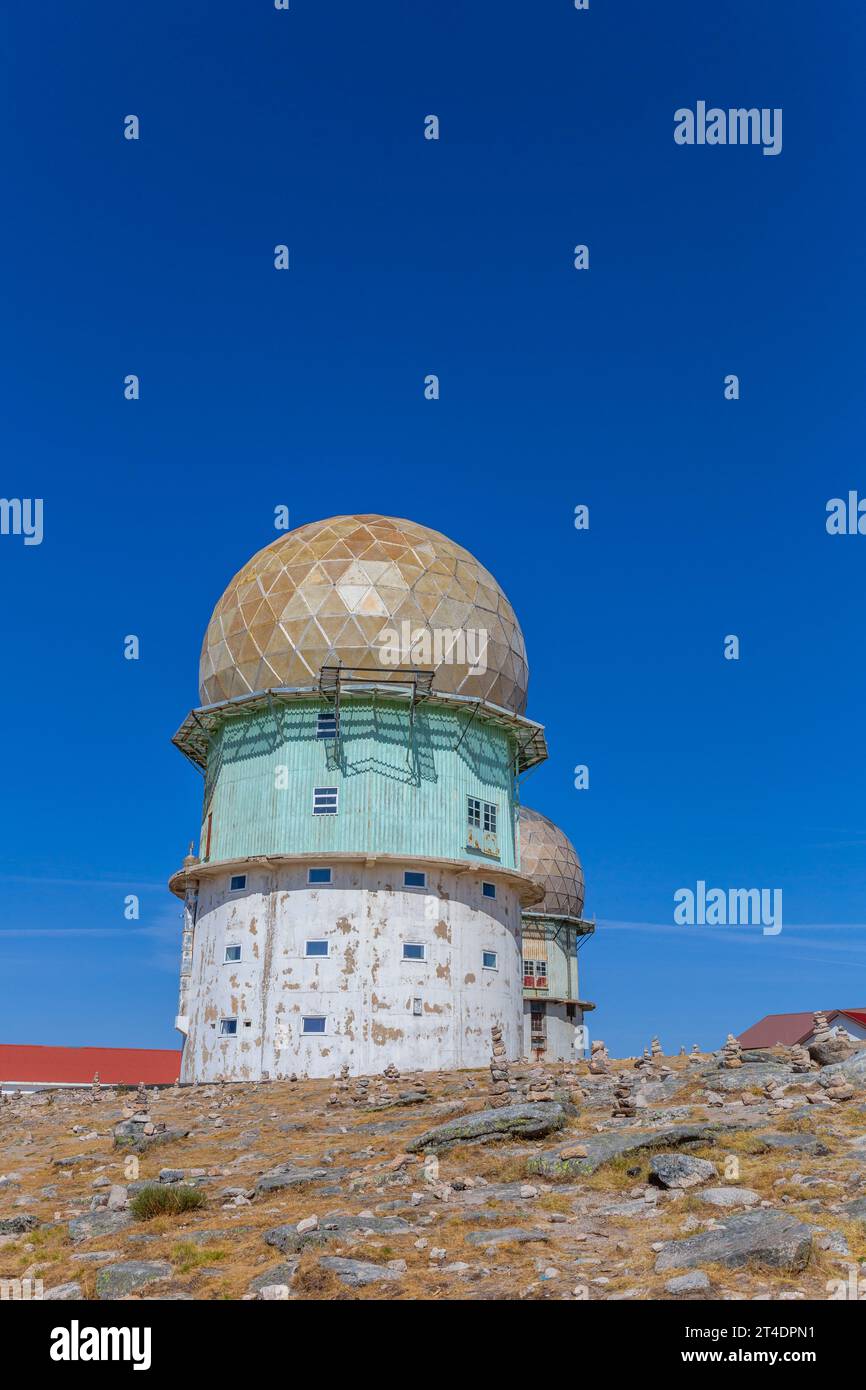 Torre and transmitting towers with golden cupola, the highest point of ...