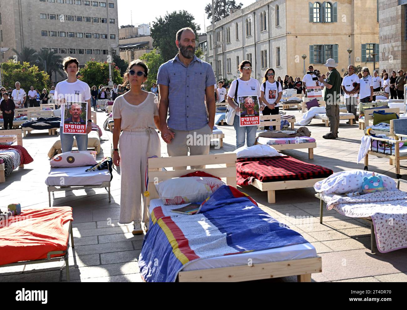Jerusalem, Israel. 30th Oct, 2023. Rachel Goldberg and Jonathan Polin ...