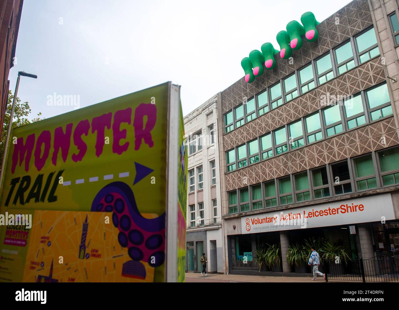 Leicester, UK. 30 October 2023. 'Kevin Green-Grabber' of Leicester ...