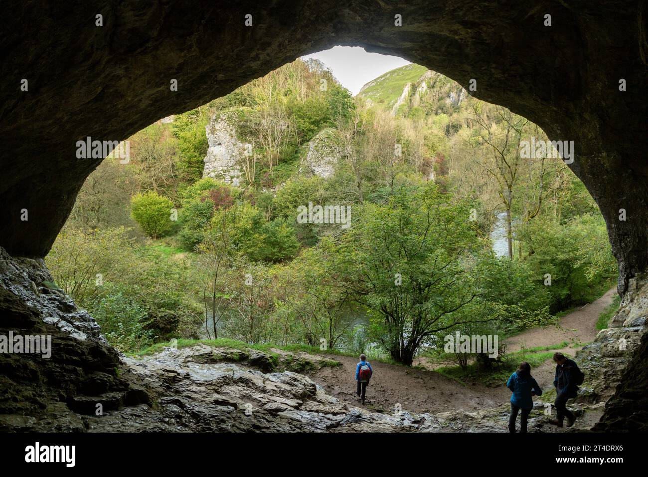 Dove hole Caves Dovedale, Peak District, Derbyshire, England Stock ...