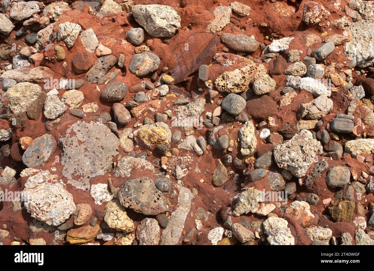 Puddingstone is a kind of conglomerate, a clastic sedimentary rock ...