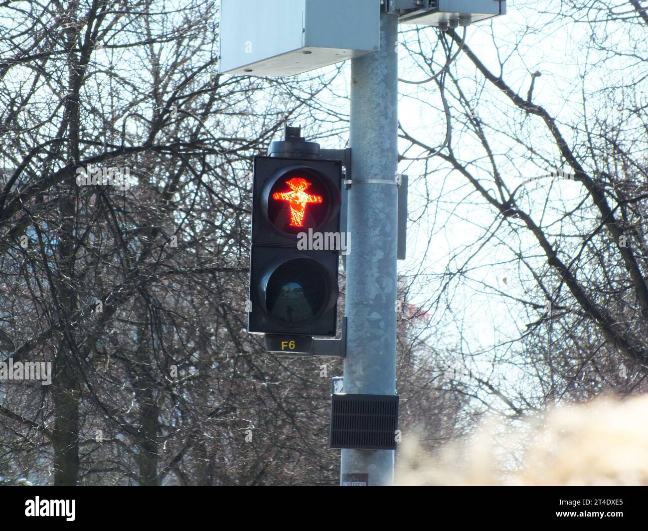 typical traffic lights in berlin, germany Stock Photo - Alamy