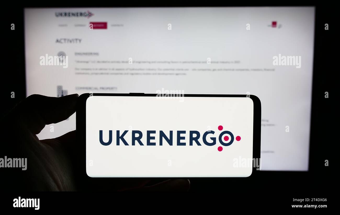 Ukrenergo logo hi-res stock photography and images - Alamy