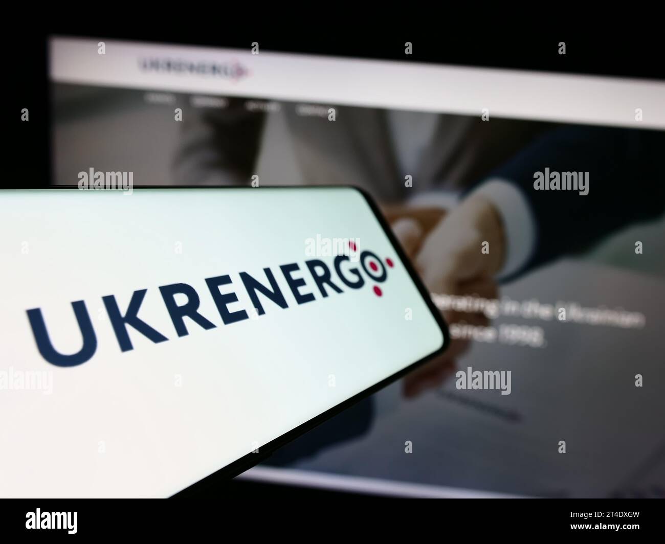 Ukrenergo logo hi-res stock photography and images - Alamy