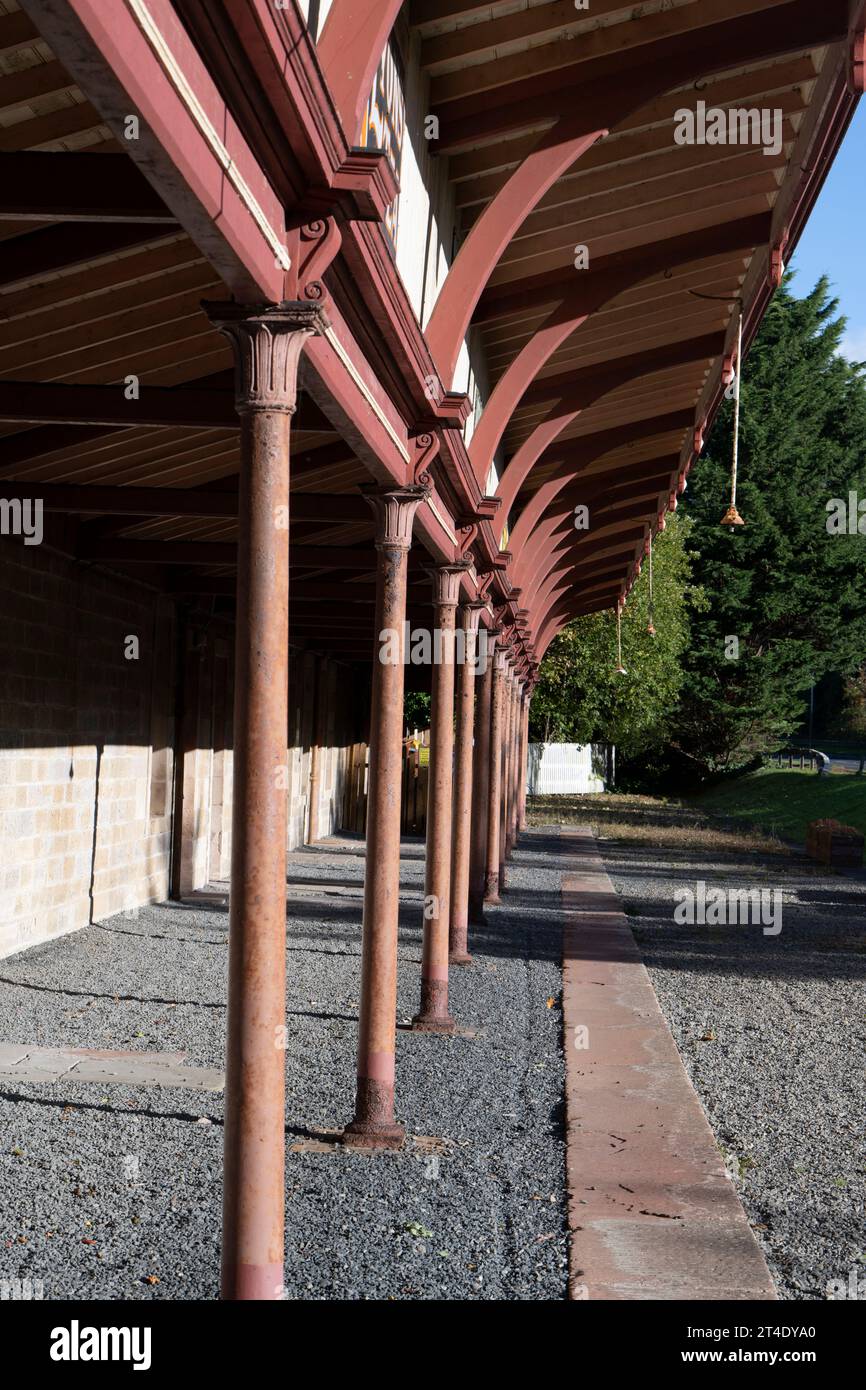 Melrose Railway Station remains of the up platform, Melrose ...