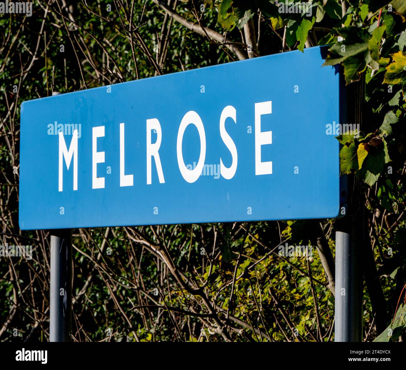 Melrose town scottish borders hi-res stock photography and images - Alamy