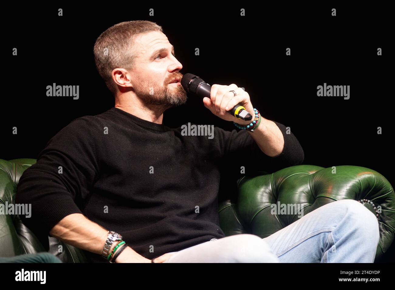 Stephen Amell Day One of MCM Comic Con at ExCeL exhibition centre in ...
