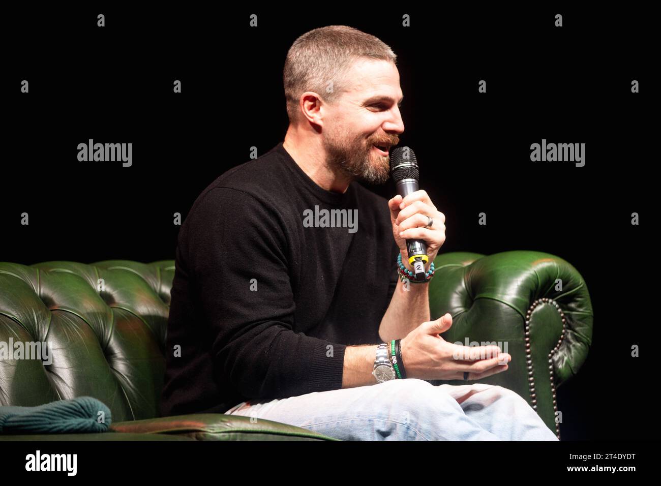 Stephen Amell Day One of MCM Comic Con at ExCeL exhibition centre in ...