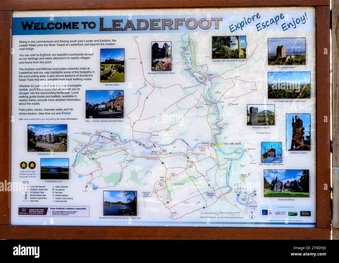 Leaderfoot Viaduct - also known as Drygrange Viaduct, nr Melrose ...