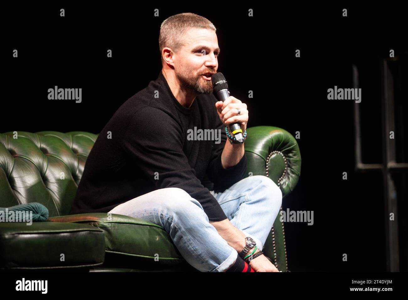 Stephen Amell Day One of MCM Comic Con at ExCeL exhibition centre in ...