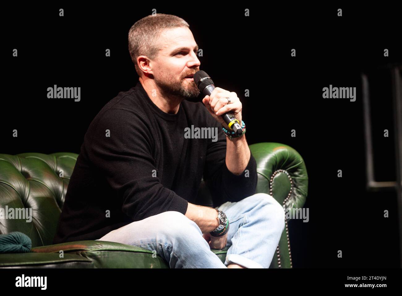 Stephen Amell Day One of MCM Comic Con at ExCeL exhibition centre in ...