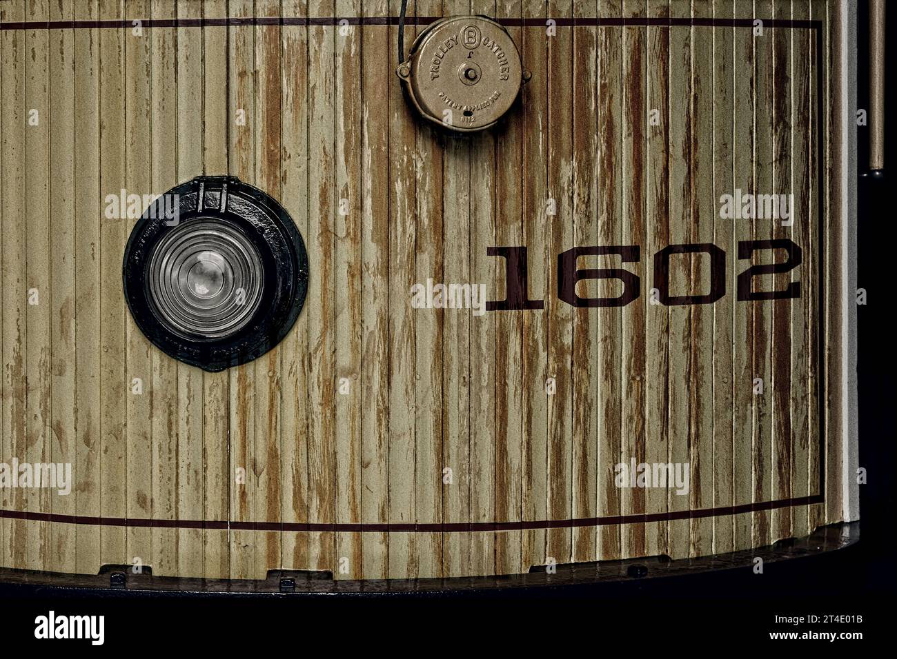 Vintage Trolley - 1602 antique trolley front, trolley catcher, front ...