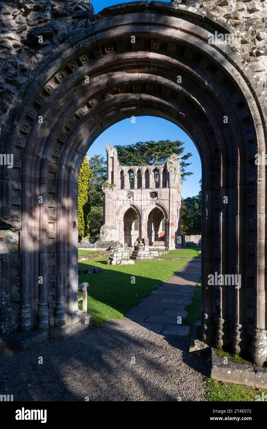 Dryburgh Abbey, Dryburgh, Scottish Borders, Scotland, UK Stock Photo ...