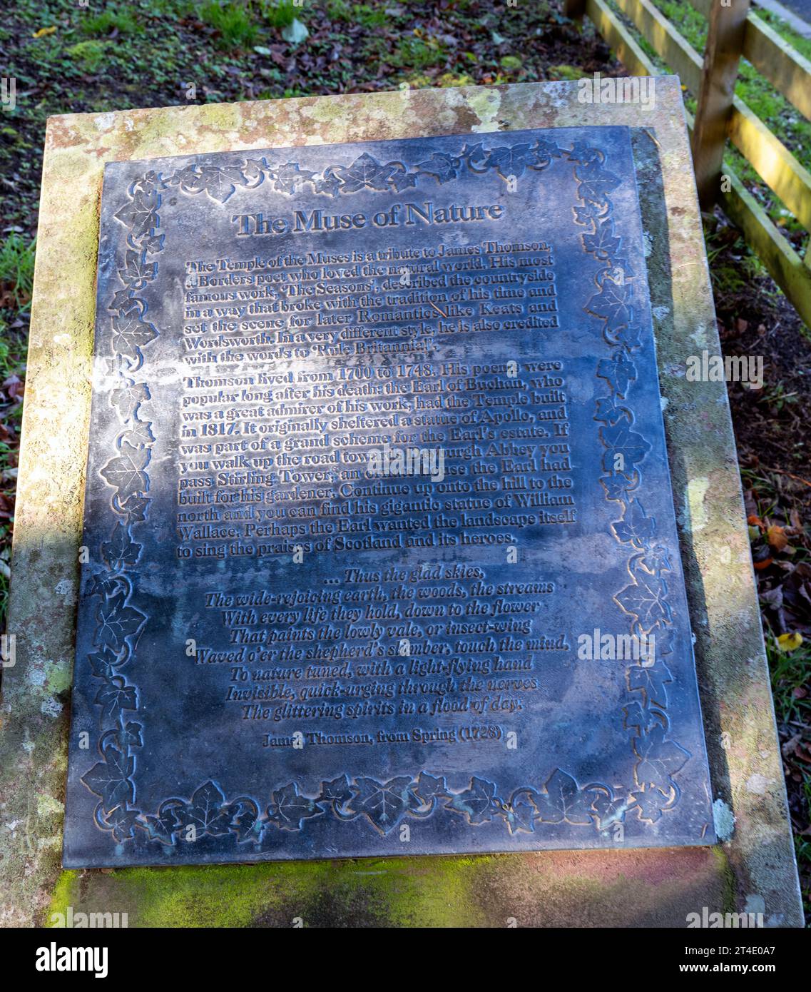 Temple of the Muses dedicated to the poet James Thomson, Bass Hill ...