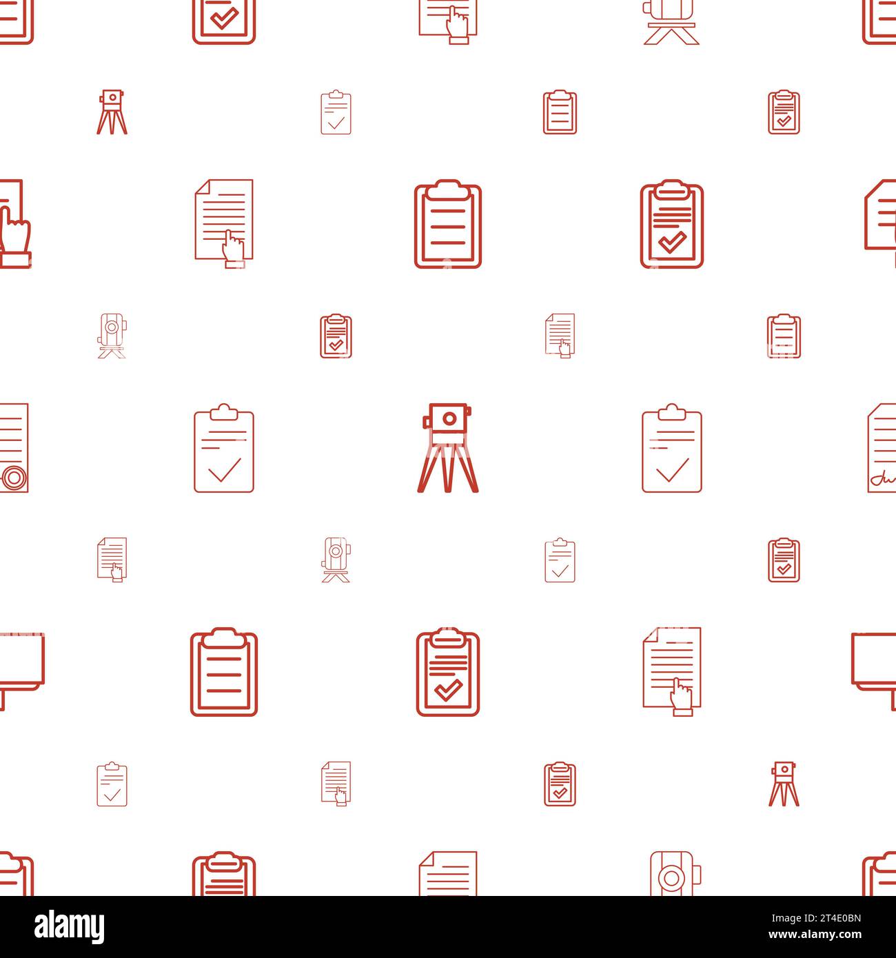 Survey icons pattern seamless white background Vector Image Stock ...