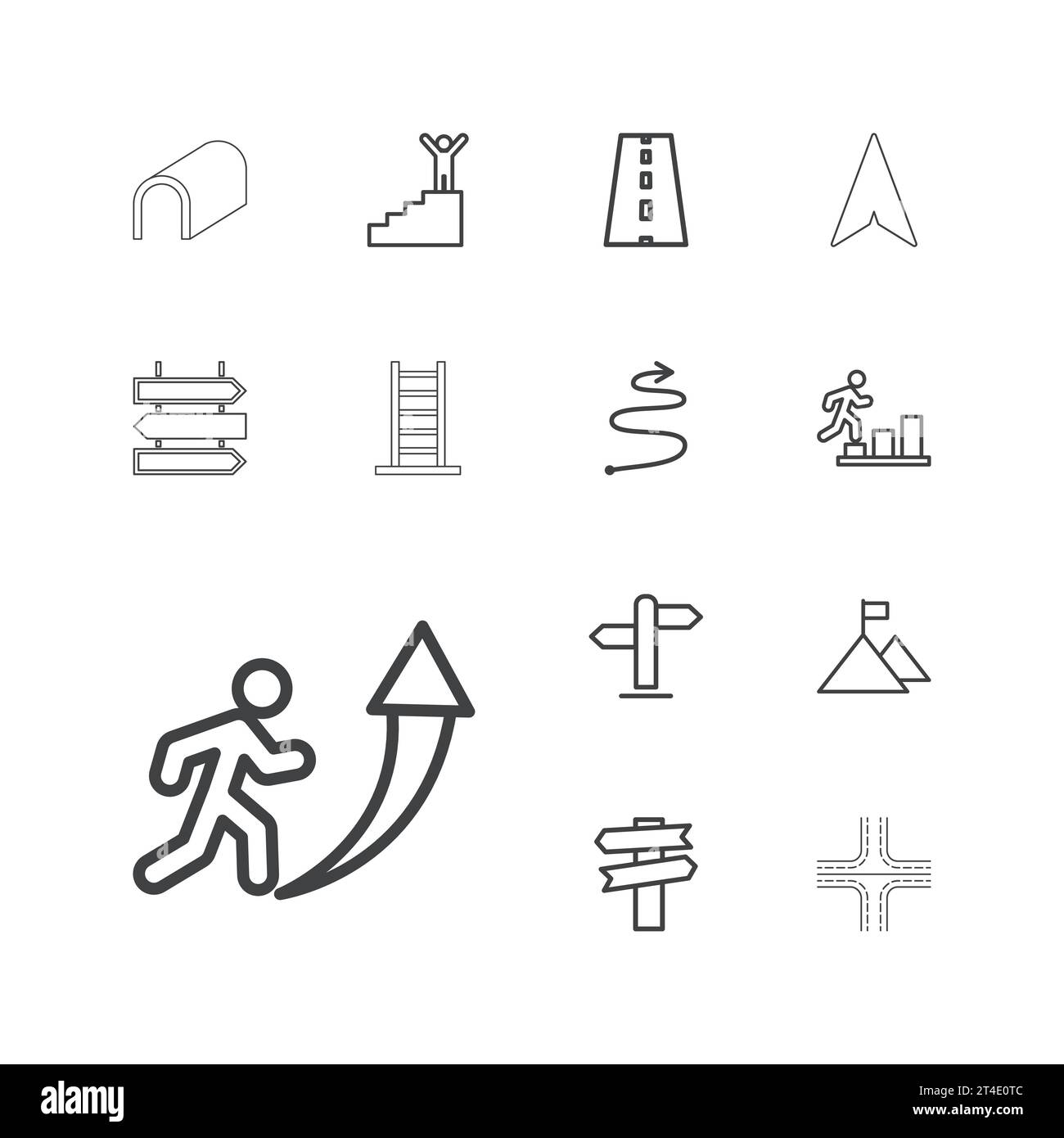 Tunnel staircase Cut Out Stock Images & Pictures - Alamy