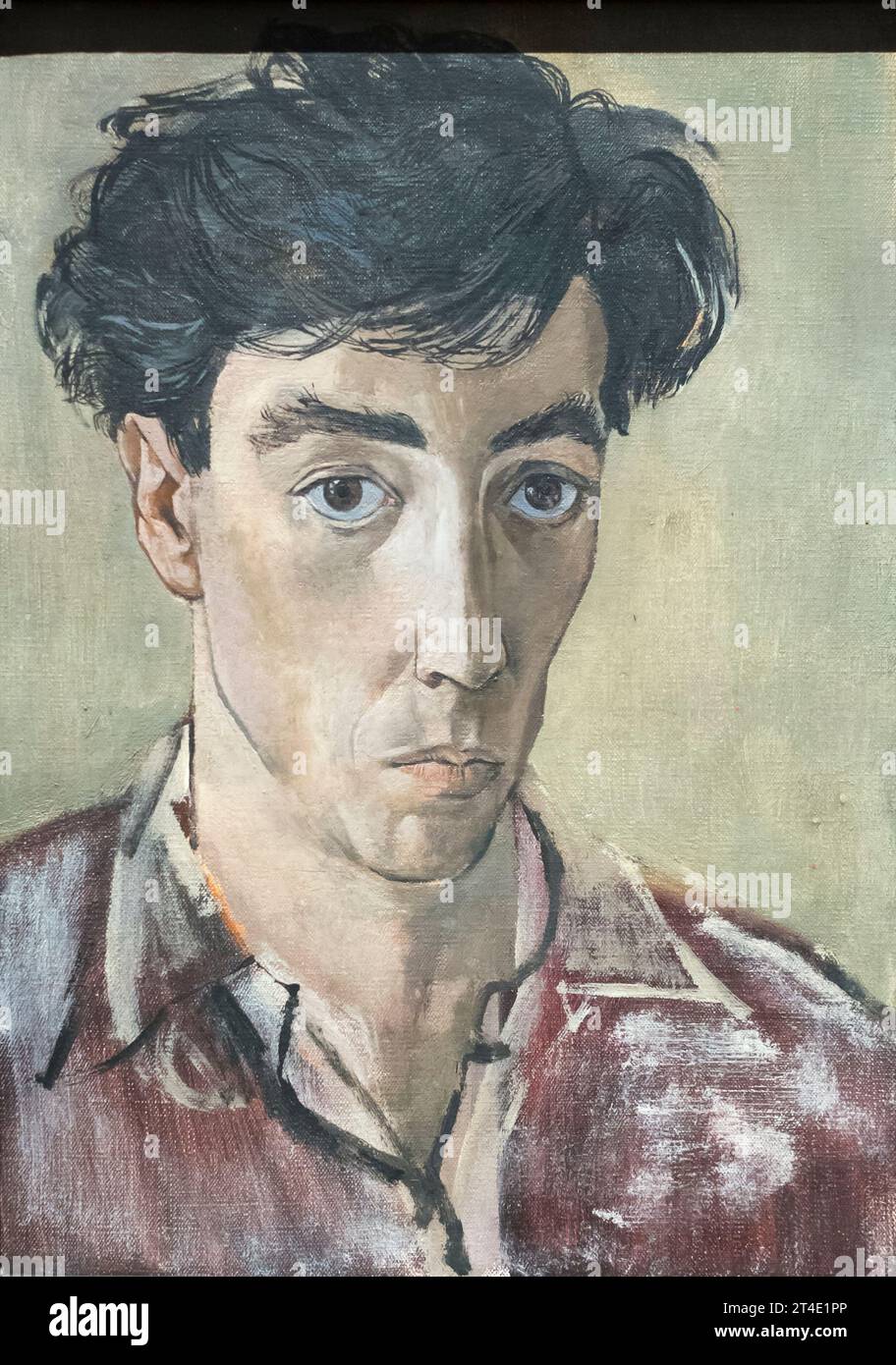John Minton, self portrait Stock Photo - Alamy