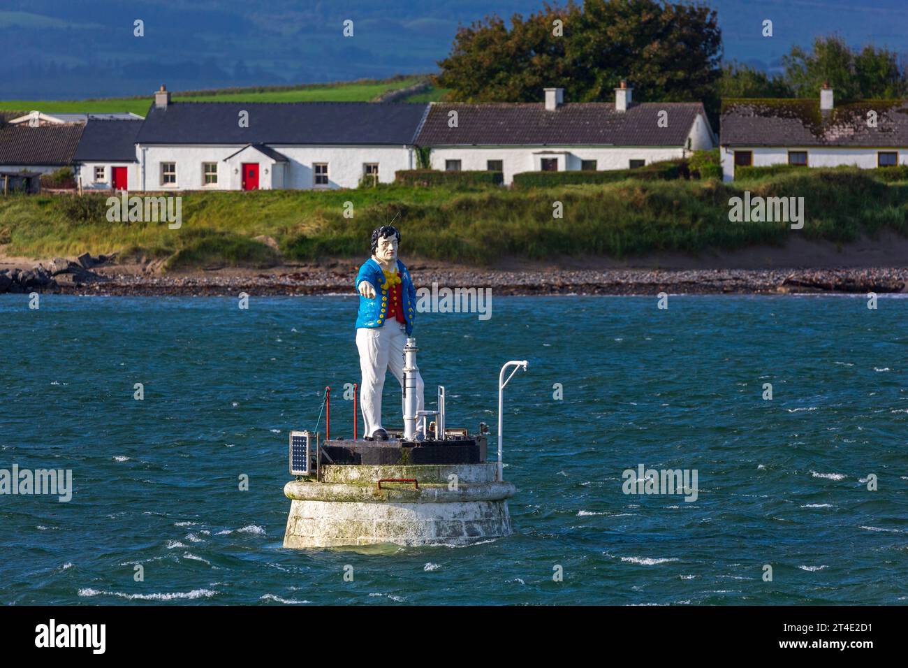 Metal Man Light, Rosses Point, County Sligo, Ireland Stock Photo - Alamy