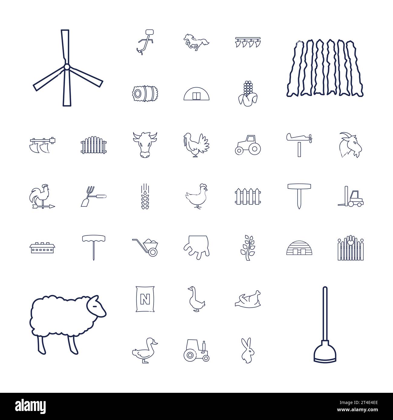 Vane farm Stock Vector Images - Alamy