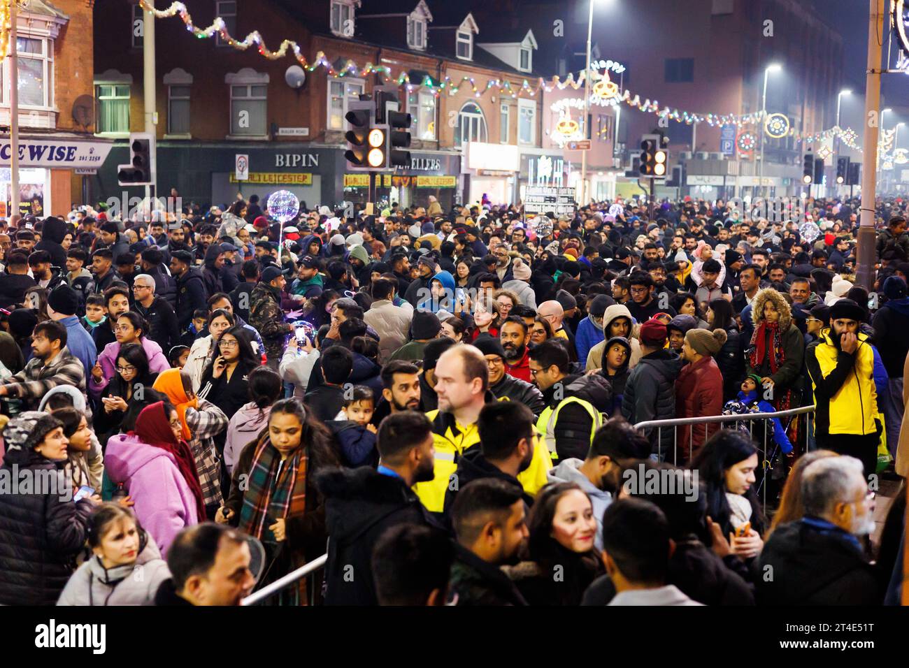 Thousands of people line the Belgrave Road, also known a s the Golden ...
