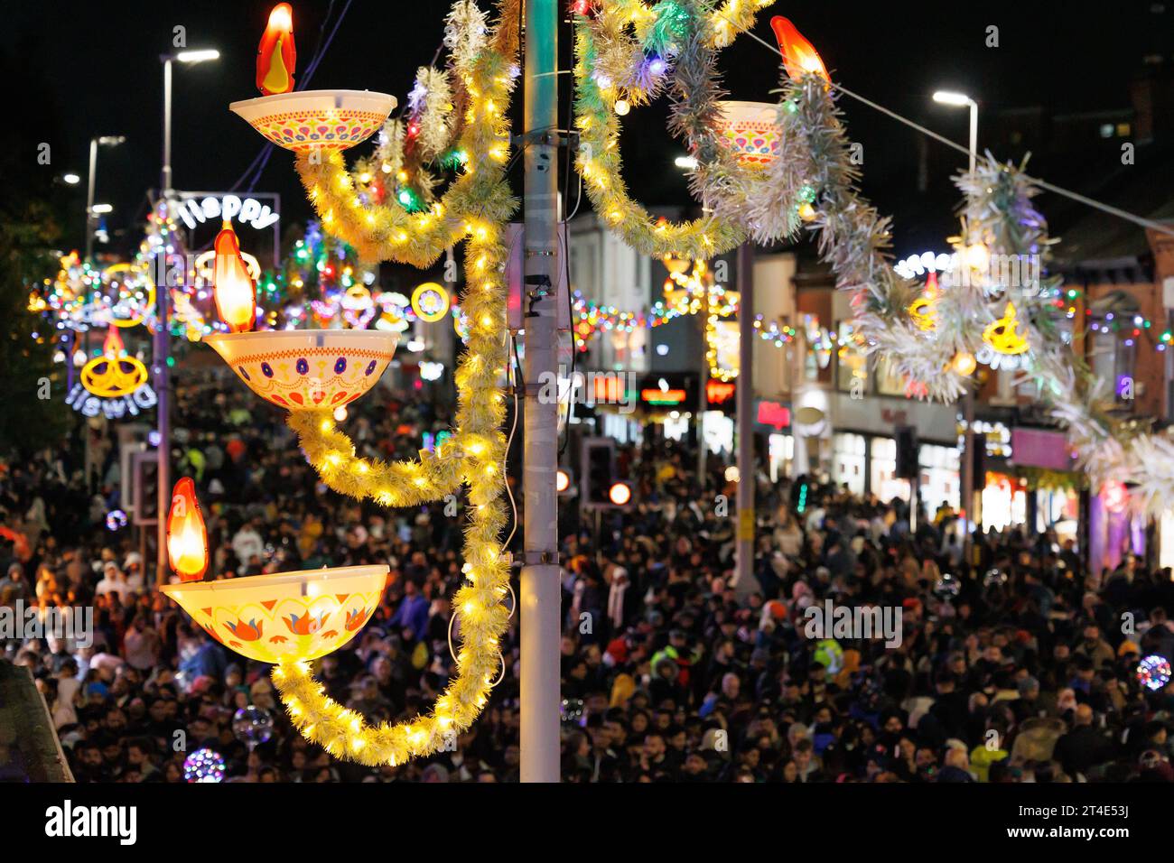 Thousands of people line the Belgrave Road, also known a s the Golden ...