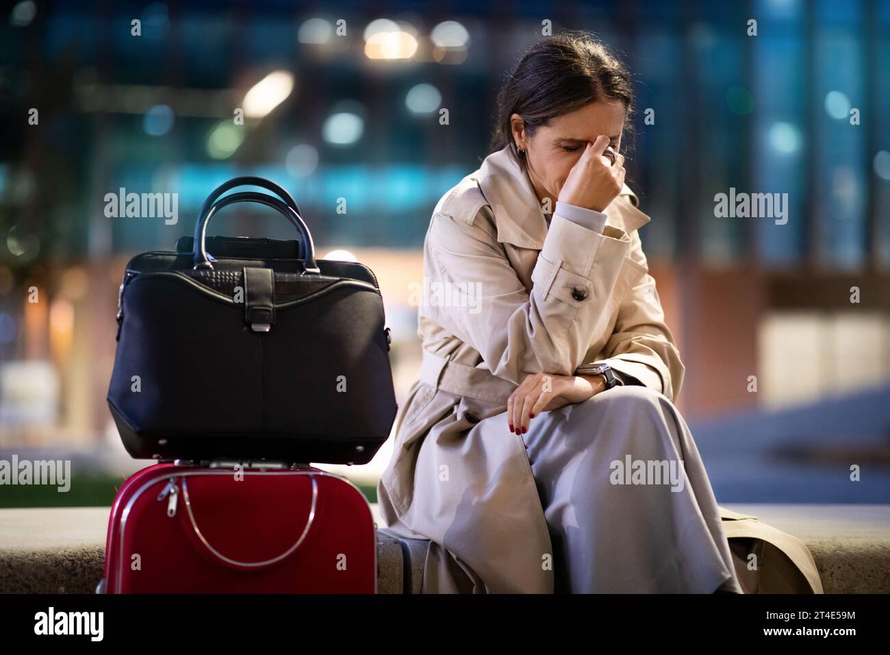Middle aged businesswoman lost hi-res stock photography and images - Alamy