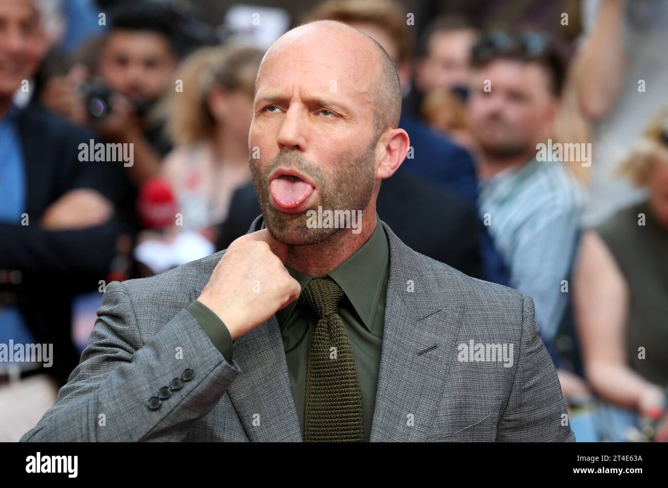 Jason Statham attends the Fast & Furious: Hobbs & Shaw UK Special ...