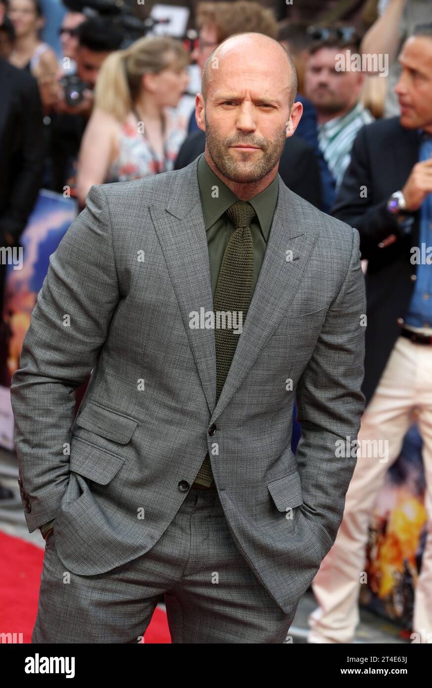 Jason Statham attends the Fast & Furious: Hobbs & Shaw UK Special ...