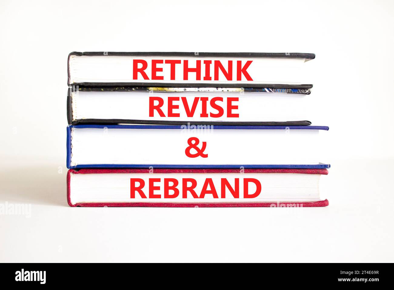 Rethink revise rebrand symbol. Concept word Rethink Revise and Rebrand ...