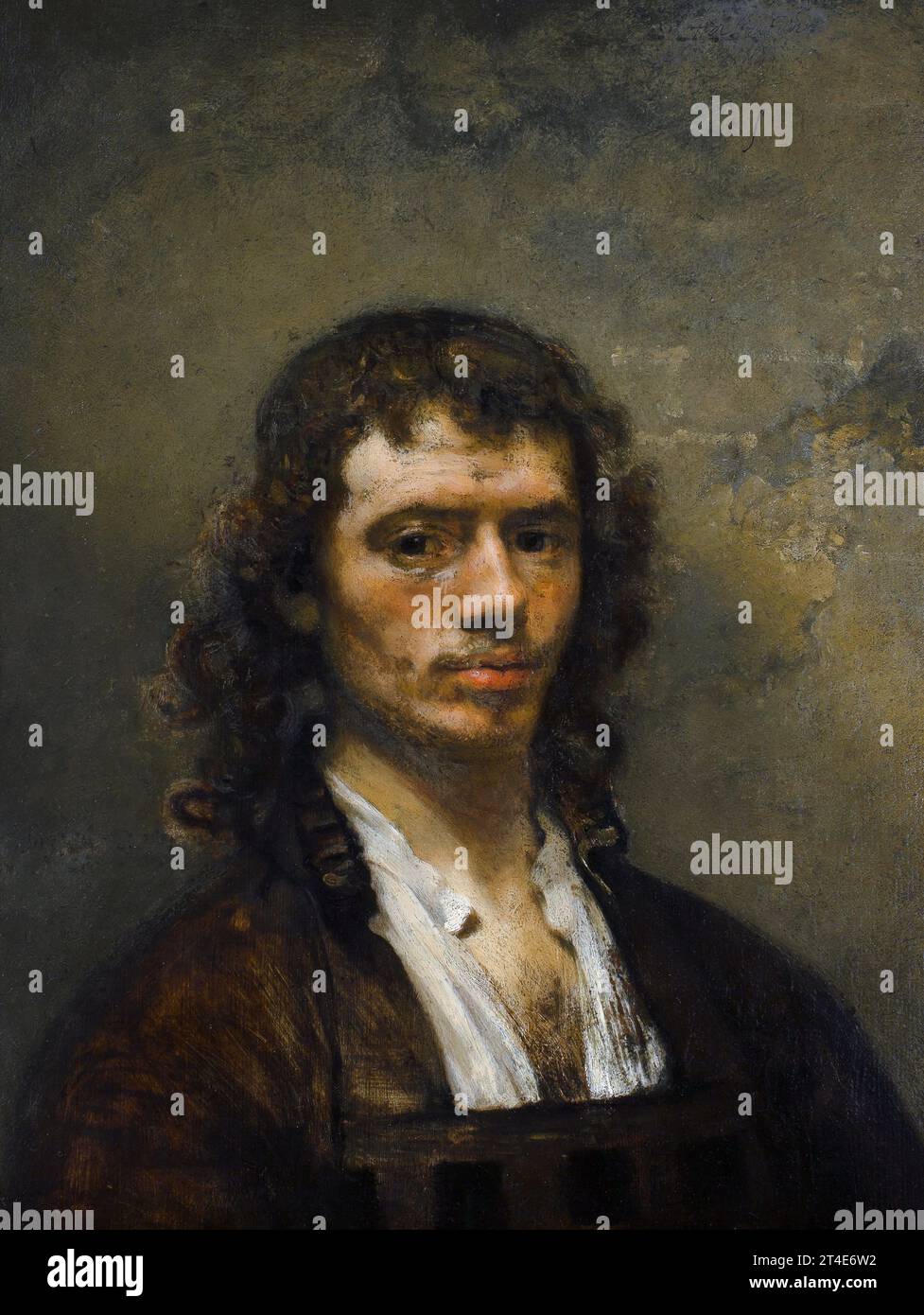 Carel Fabritius. Self Portraitof the Dutch artist, Carel Pietersz ...