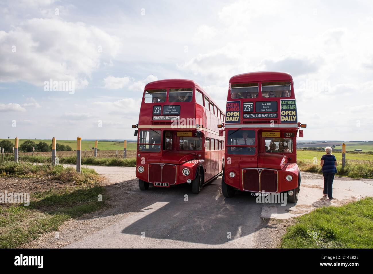 Imberbus, London Transport routemaster buses Warminster to Imber and ...
