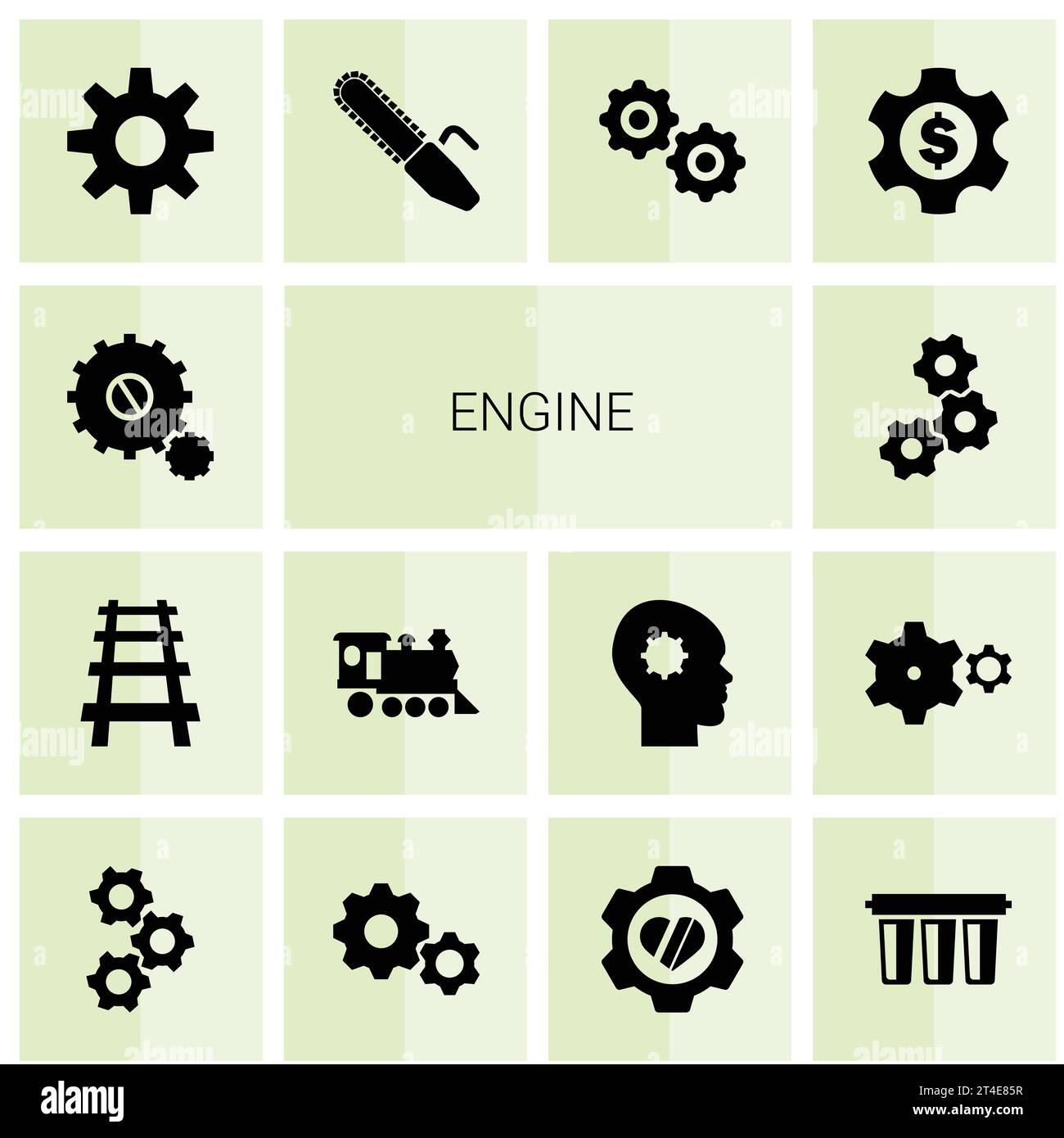 Gear locomotive Cut Out Stock Images & Pictures - Alamy