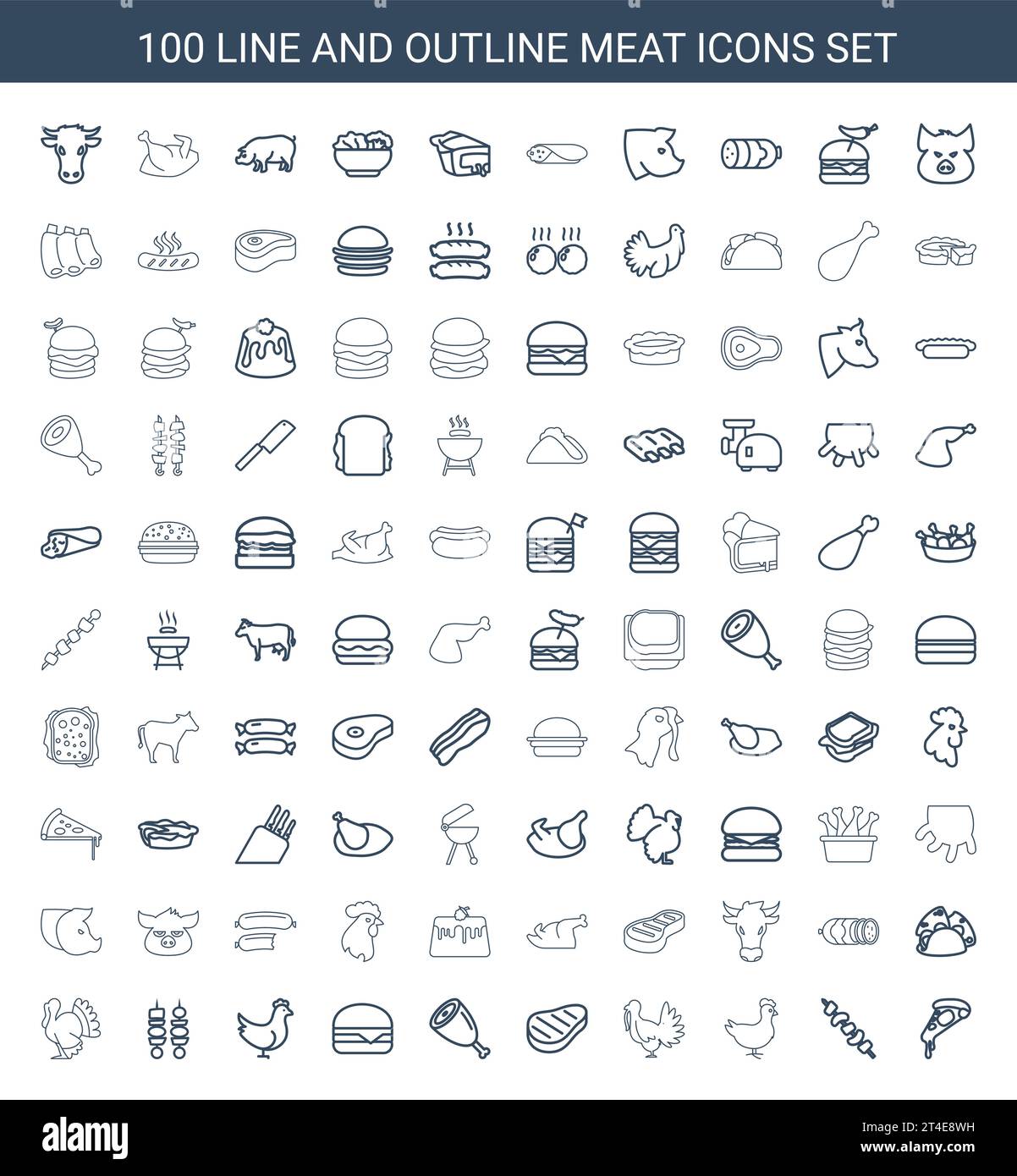 Meat free bacon Stock Vector Images - Alamy