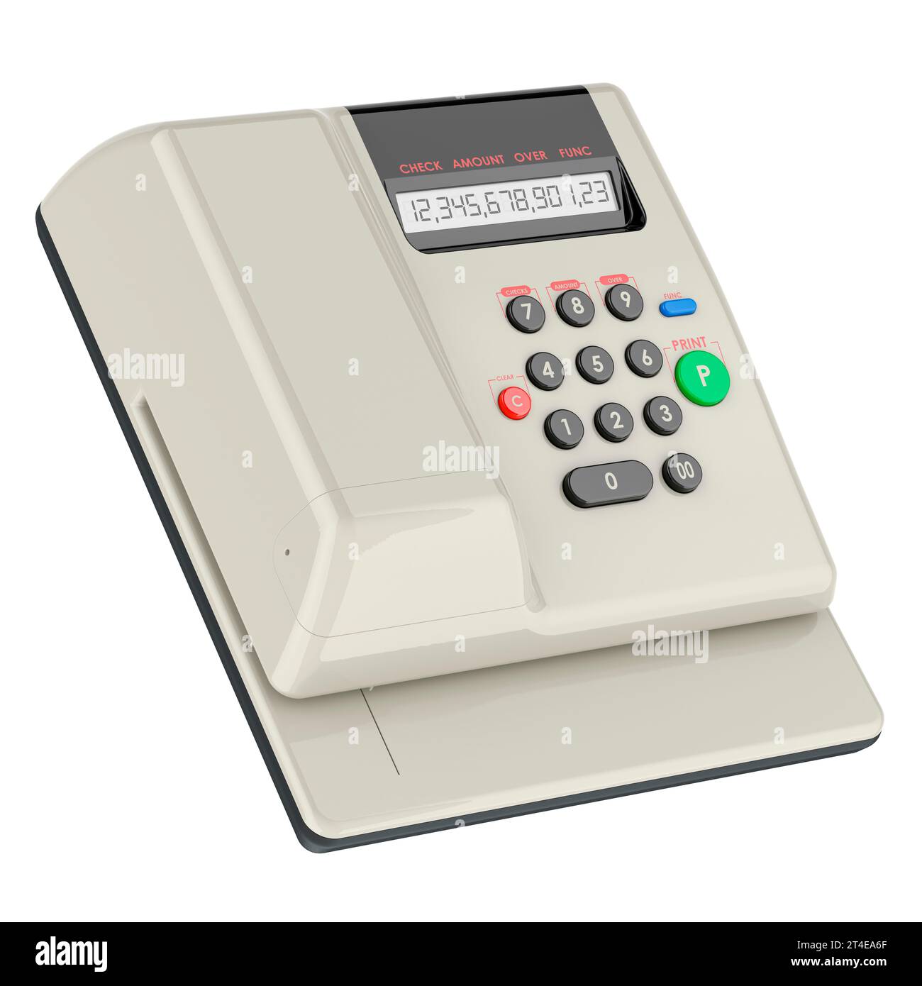 Check writer machine hi-res stock photography and images - Alamy