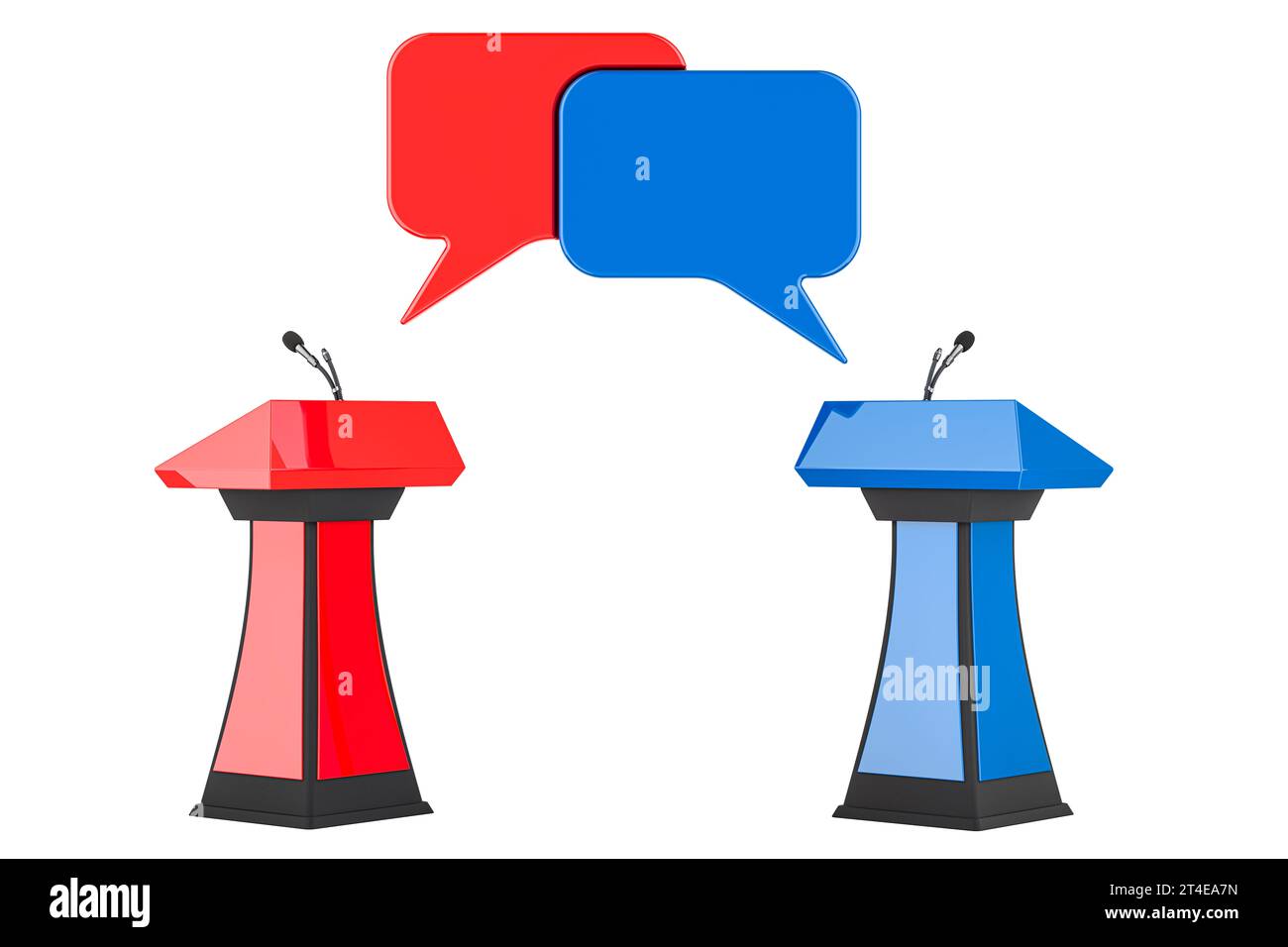 3d speak bubbles hi-res stock photography and images - Alamy